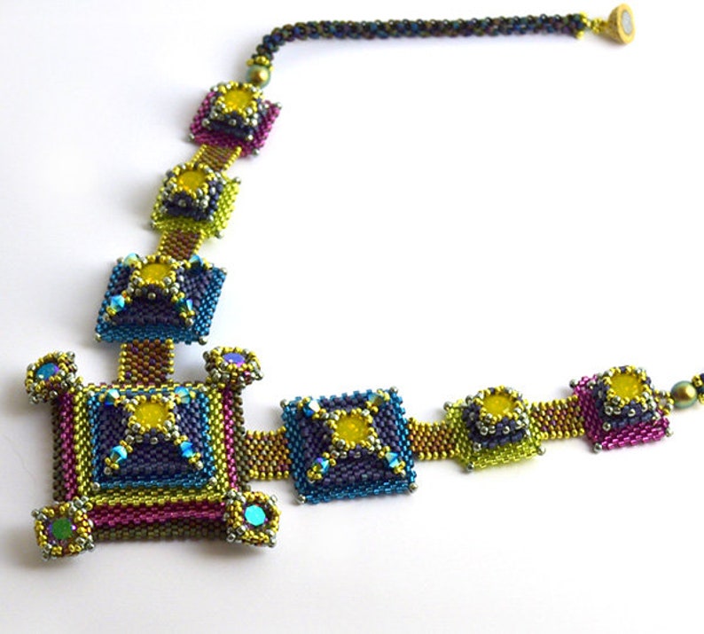 Pixels Necklace Beading Pattern - Etsy