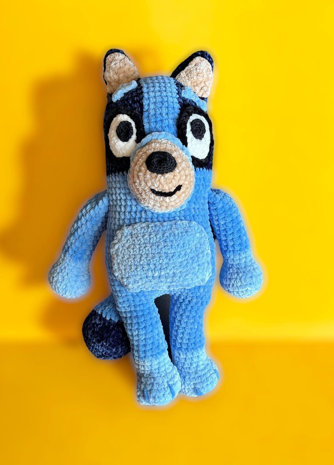 Crocheted Blue Heeler Dog Plushie - Etsy
