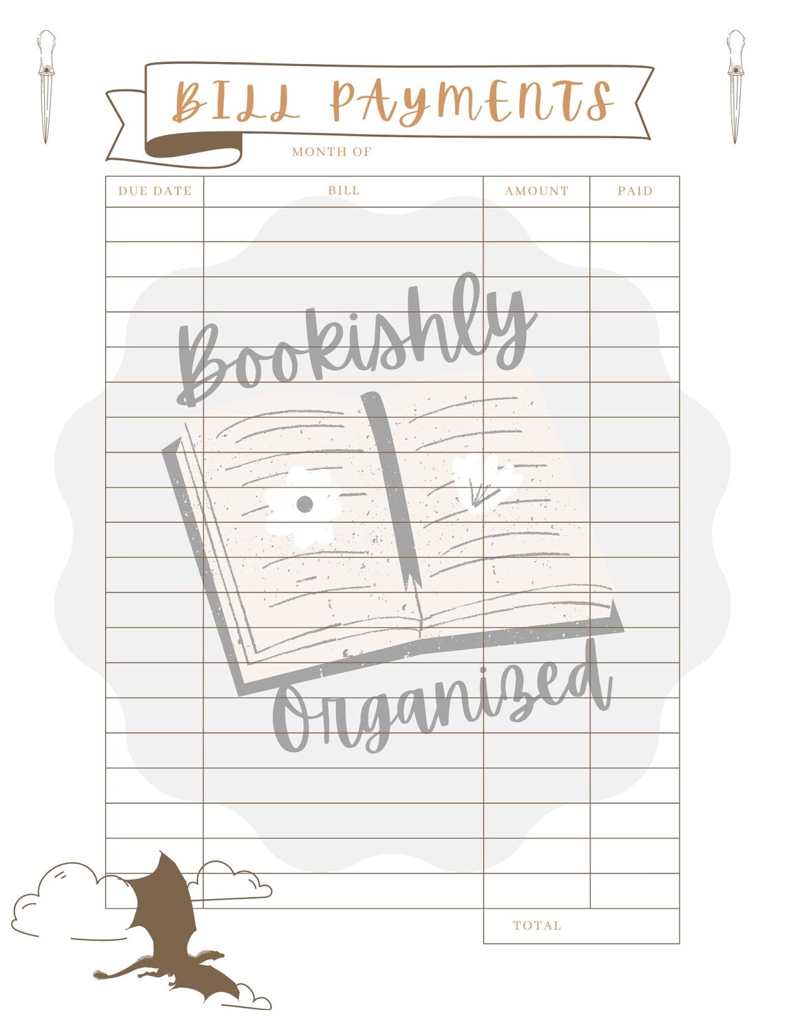 Fourth Wing Themed Planner Sheets - Etsy