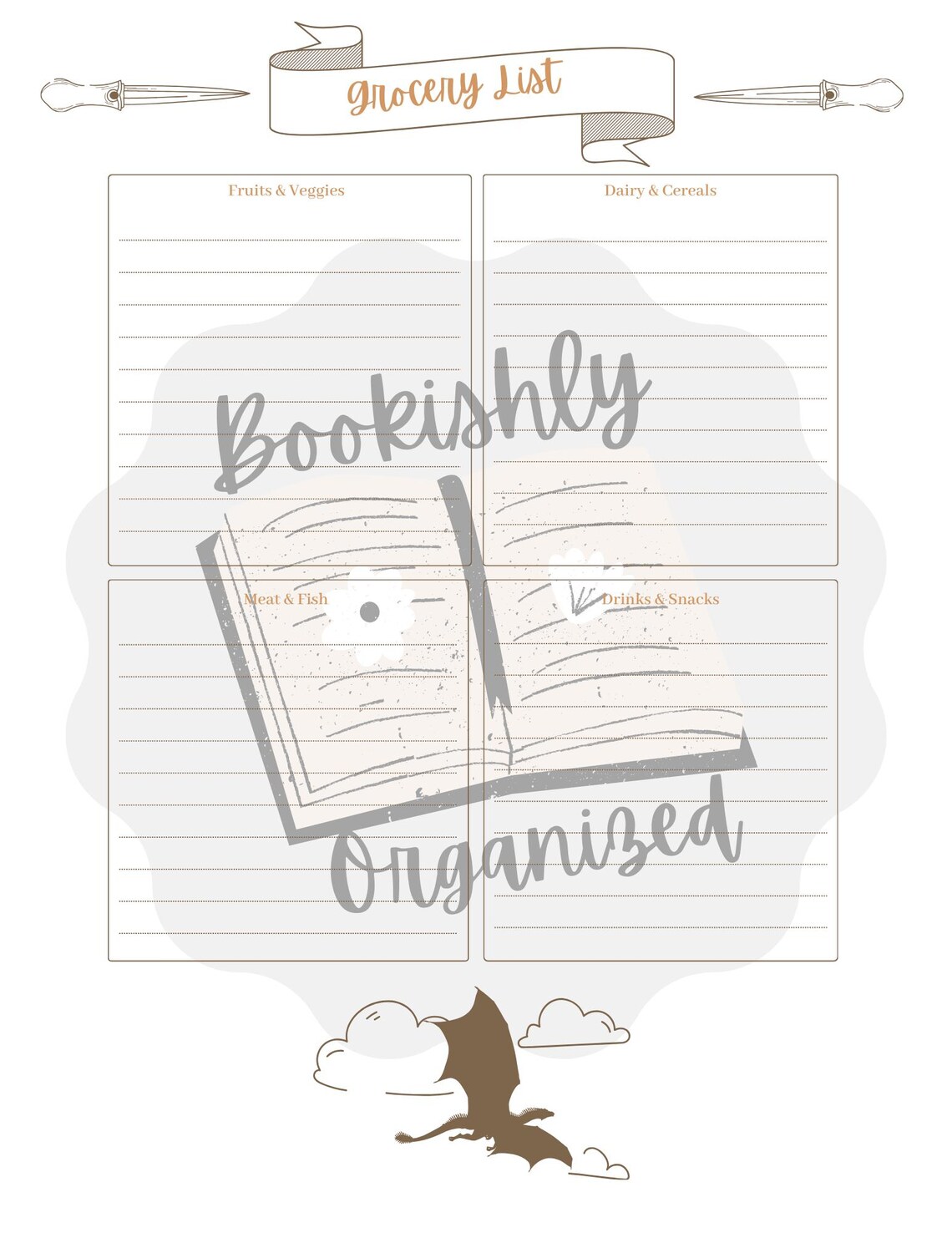 Fourth Wing Themed Planner Sheets - Etsy