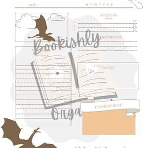 Fourth Wing Themed Planner Sheets - Etsy