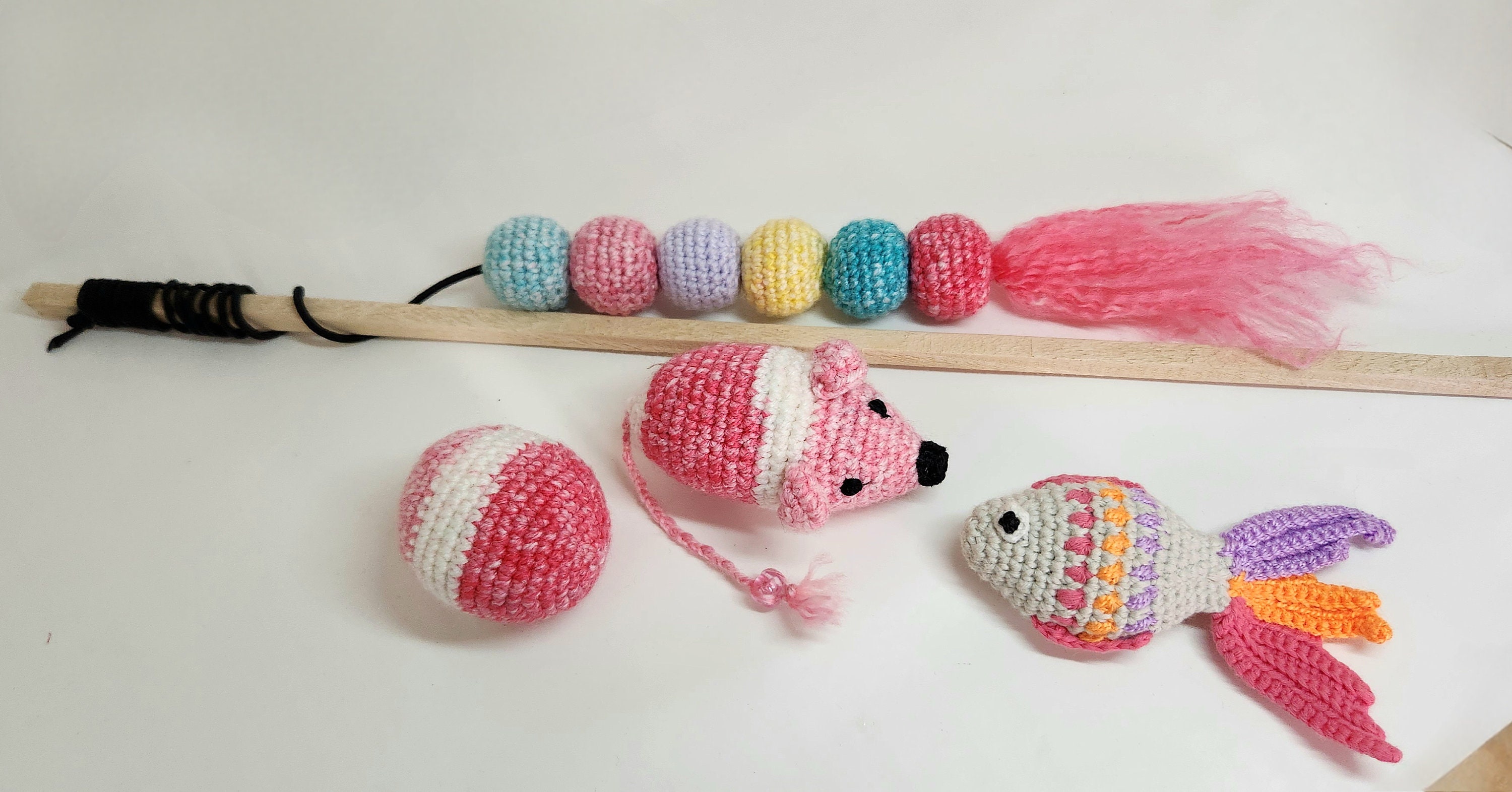 Catnip Jellyfish Cat Toy, Cat Teaser, Cat Wand, Fishing Pole, Fishing ...