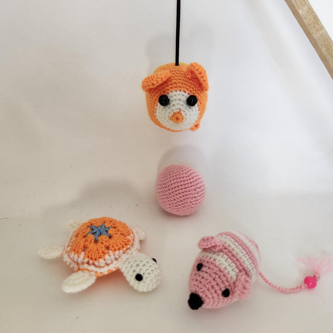 Catnip Jellyfish Cat Toy, Cat Teaser, Cat Wand, Fishing Pole, Fishing ...