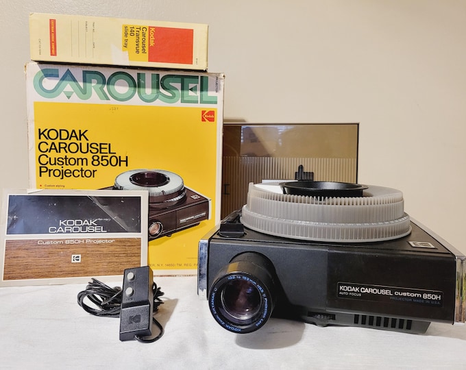 Rebuilt Kodak Custom 850H Carousel Slide Projector Fully Functional See Video - Etsy