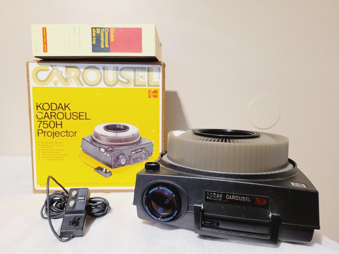 Kodak Carousel 750H Slide Projector Newly Rebuilt & Serviced Fully ...