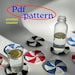 Crochet Coaster Pdf Pattern, Pattern and Chart in English, Round and ...