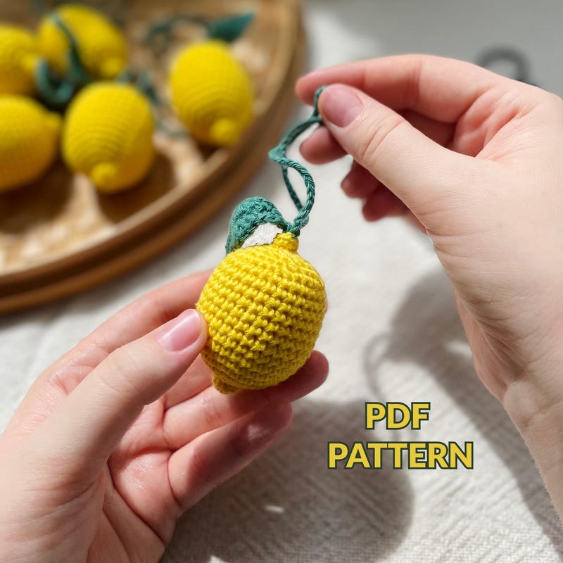 Crochet Lemon - Etsy