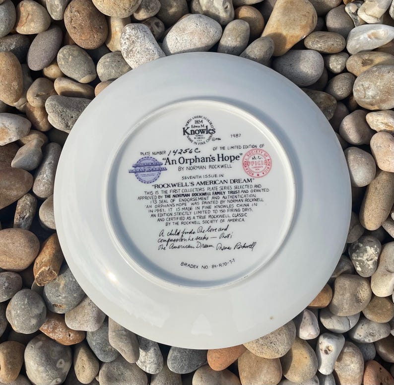 Norman Rockwell Collectors Plate “an Orphans Hope” - Etsy