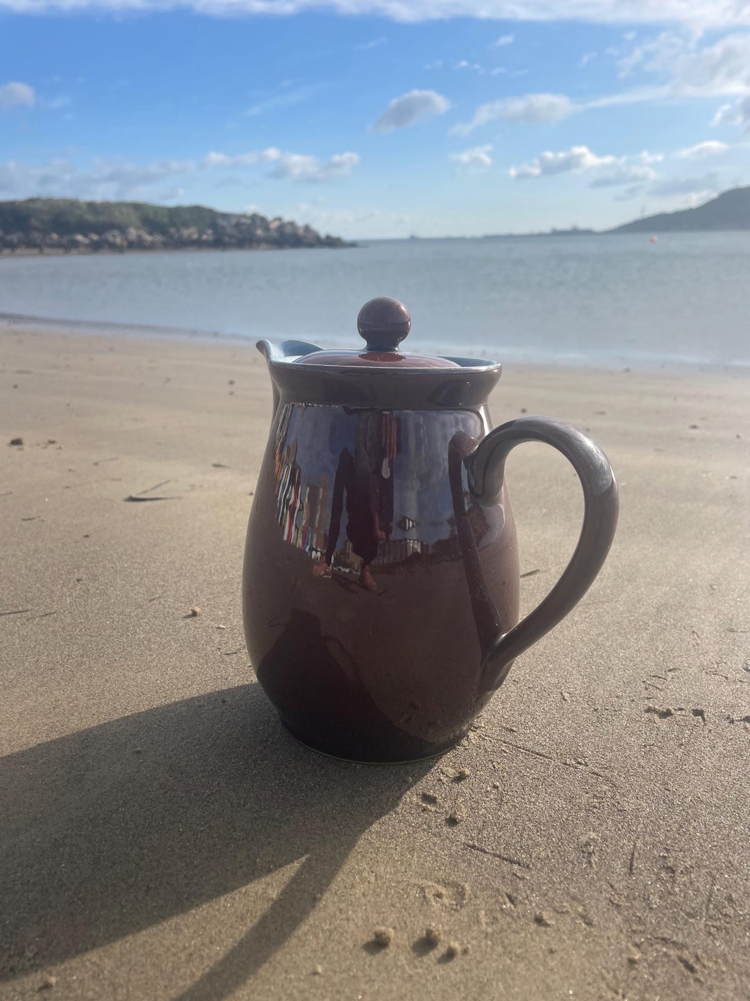 Vintage Denby Homestead Brown Coffee Pot | Mid Century English ...