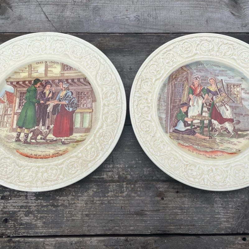 Crown Devon Fieldings Plates - Etsy UK