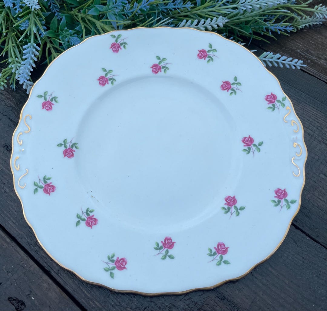 Colclough Rosebud Serving Plate - Etsy