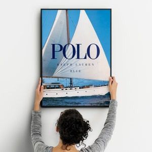 Fashion Poster, Trendy Wall Art, Ralph Lauren Poster, Ralph Lauren ...