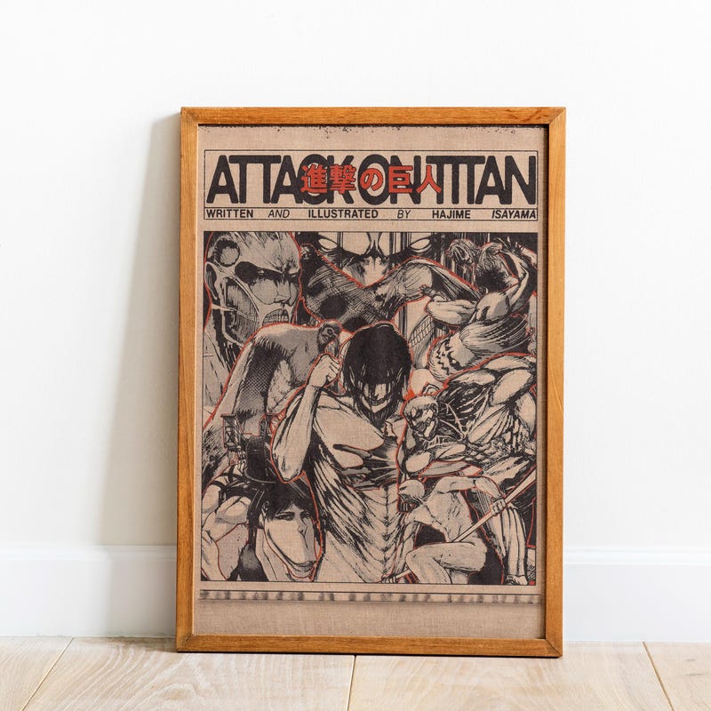 Attack on Titan Posters - Etsy