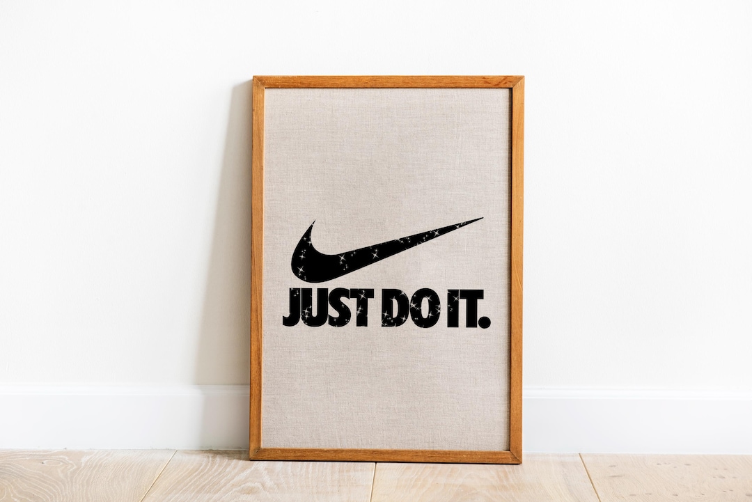 Just Do It Poster, Nike Decorations, Nike Poster, Nike Wall Art, Nike ...