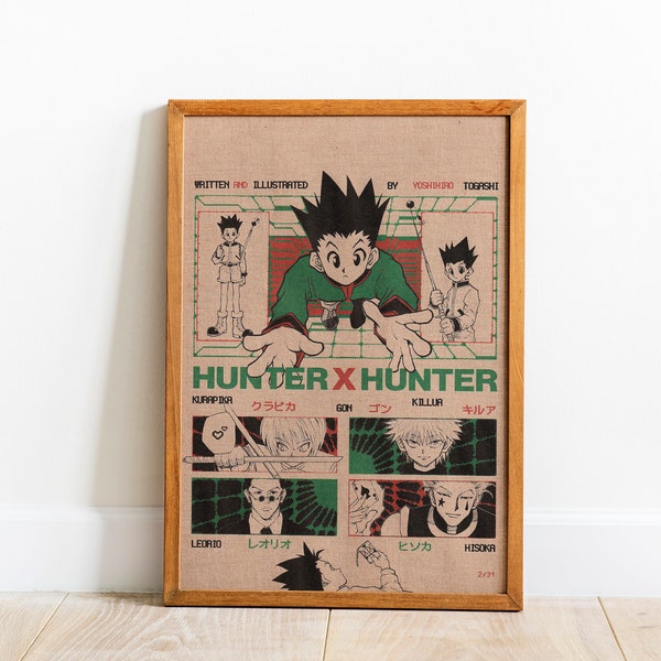 Hunter X Hunter Poster - Etsy