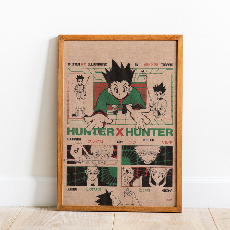 Hunter X Hunter Poster - Etsy
