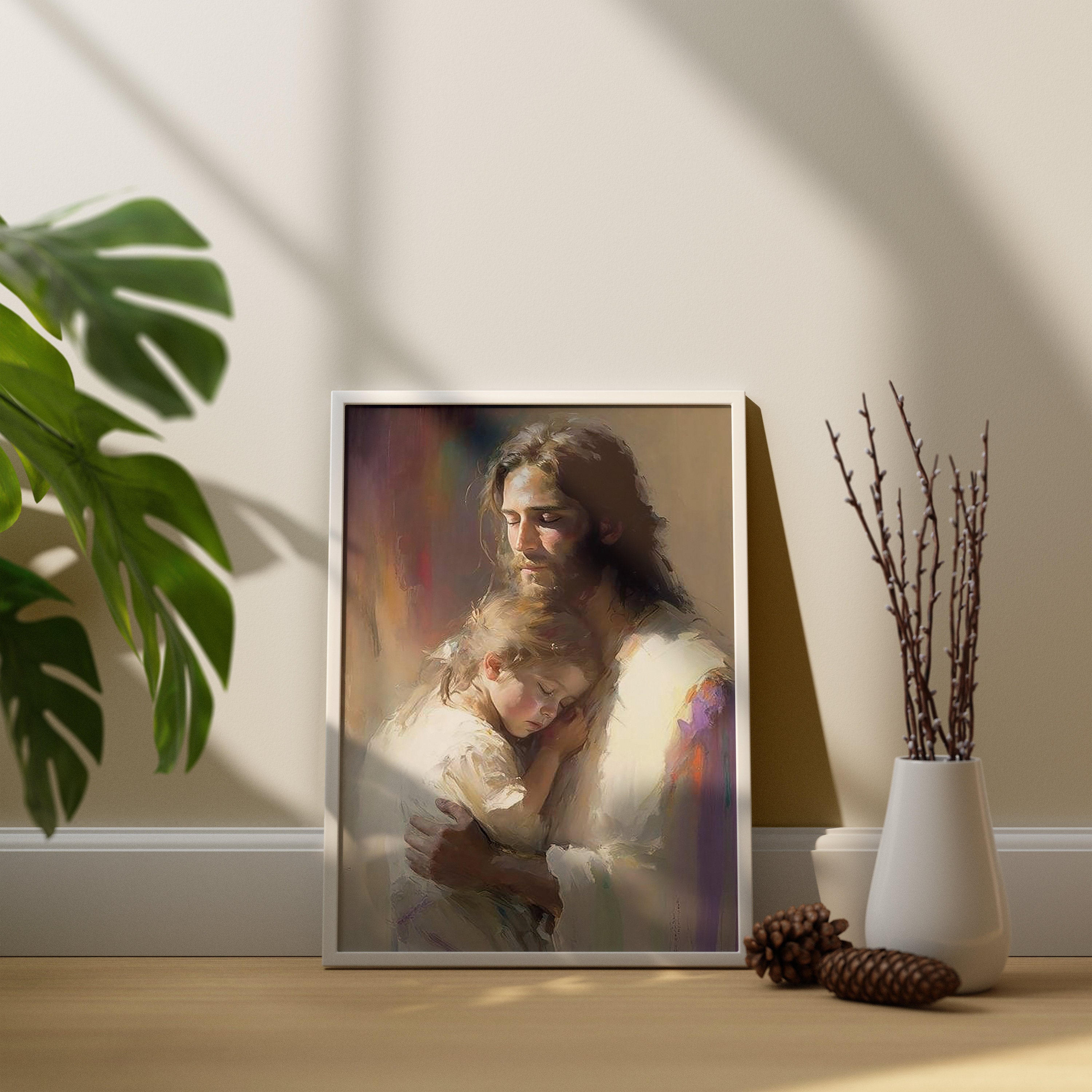 Jesus Hugs the Girl I Jesus Hugging Little Girl L Jesus Leaves the 99 I ...