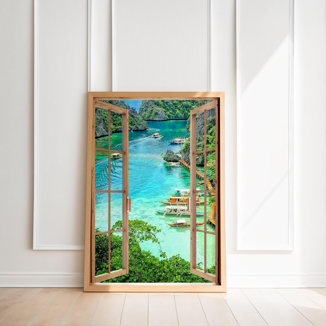 Open Windows Philippines I Window to Philippines I Travel Print Poster ...