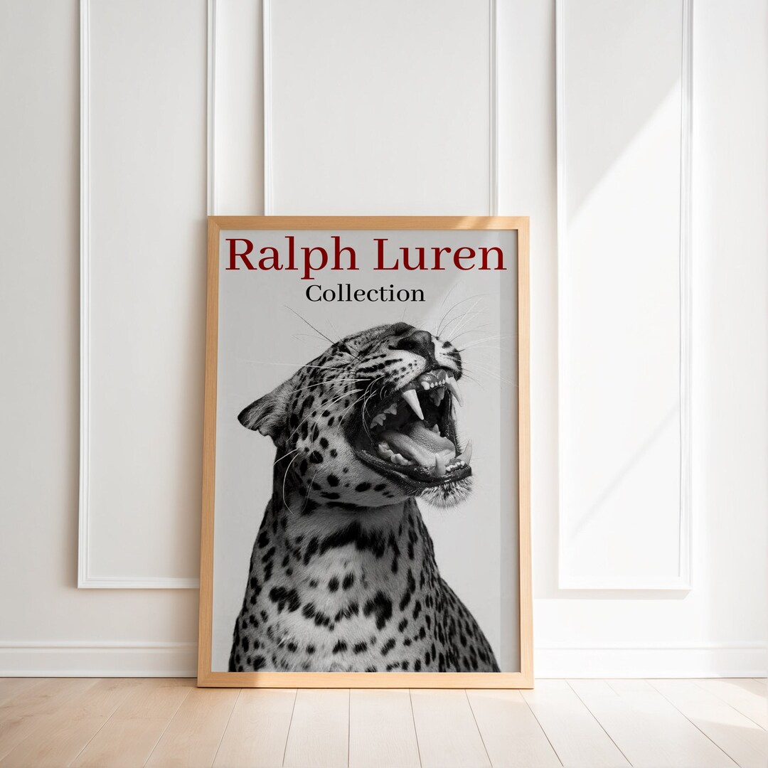 Fashion Poster, Trendy Wall Art, Ralph Lauren Poster, Ralph Lauren ...