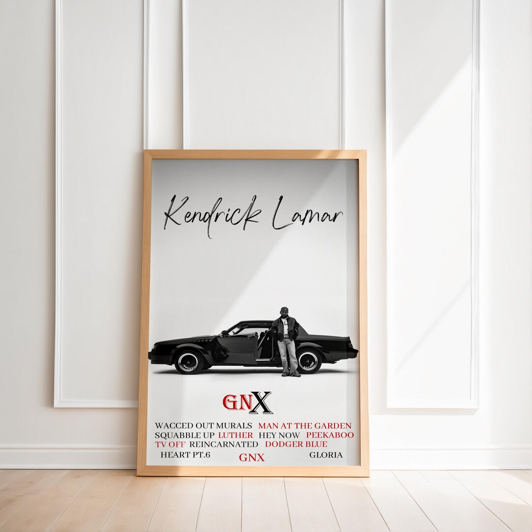 Kendrick Gnx Poster, Kendrick Lamar Poster, Kendrick Lamar Wandkunst ...