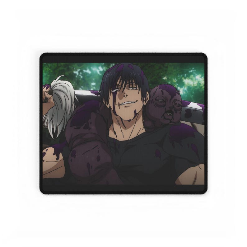 Jujutsu Kaisen Toji Fushiguro Desk Mats Cool Anime Mouse Pad, Scratch ...