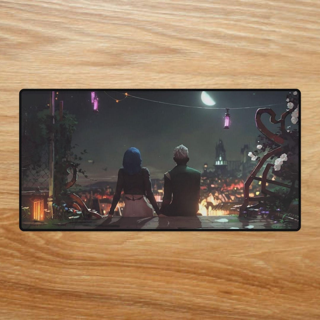 League of Legends Desk Mats, Arcane Jinx Ekko Design, Scratch Resistant ...