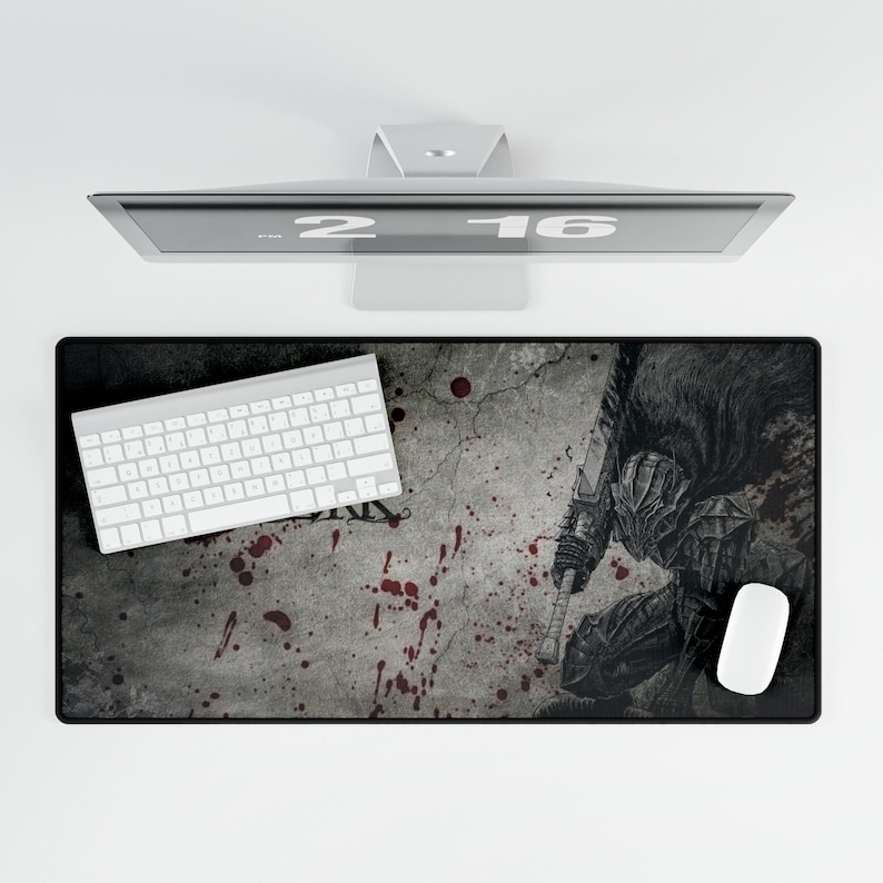 Berserk Title, Guts Armor, Anime Mousepad - High-quality, Non-slip ...