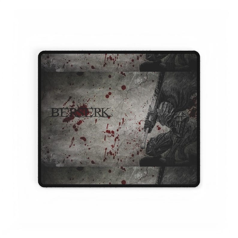 Berserk Title, Guts Armor, Anime Mousepad - High-quality, Non-slip ...