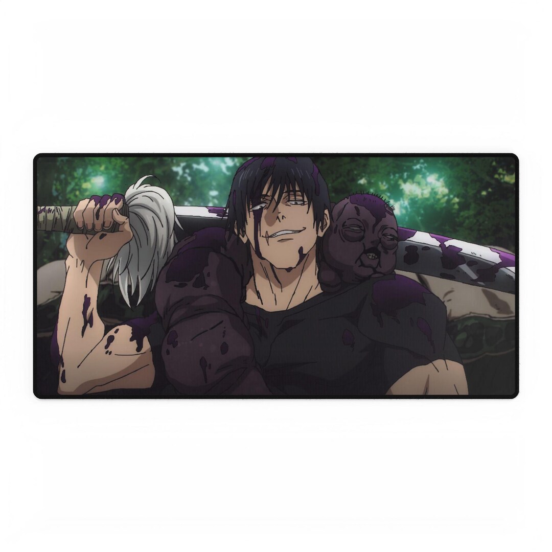 Jujutsu Kaisen Toji Fushiguro Desk Mats Cool Anime Mouse Pad, Scratch ...