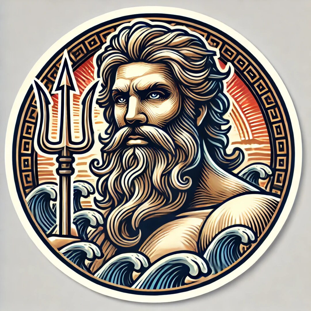 Greek God Poseidon - Etsy