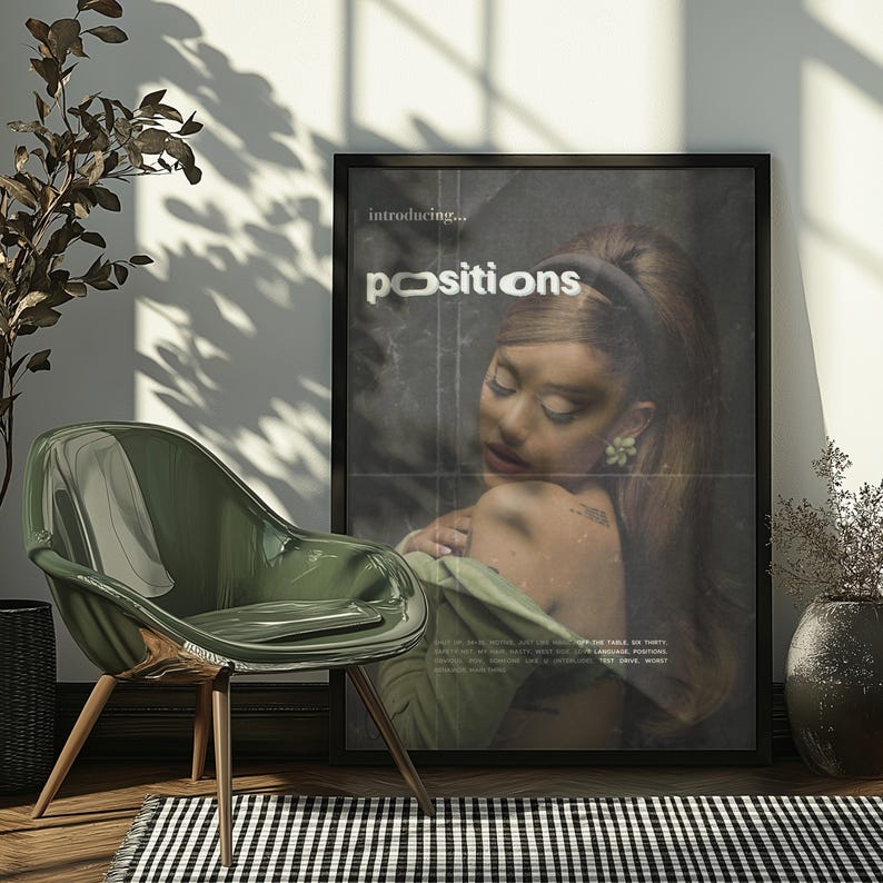 Ariana Grande Poster Bundle Positions Poster Ariana Grande Merch Pop ...