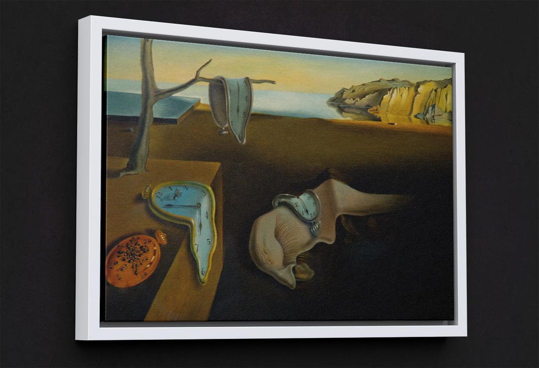 The Persistence of Memory Wall Art, Salvador Dali, the Persistence of ...