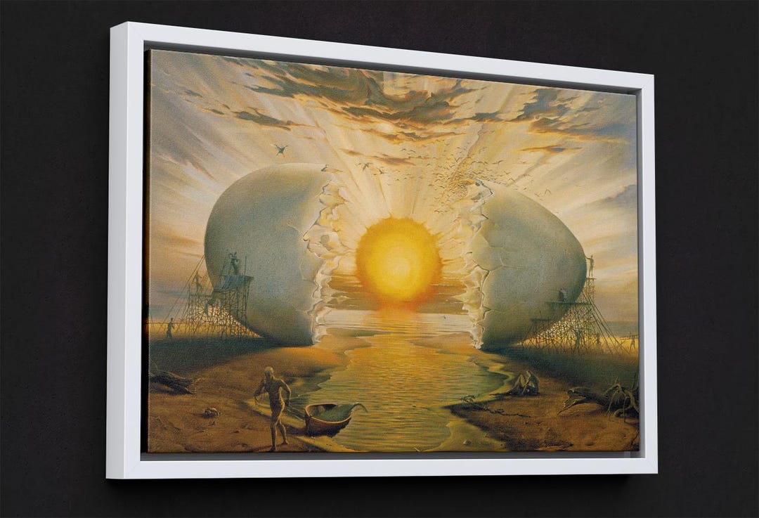 Vladimir Kush Sunrise by the Ocean Canvas Print, Sunrise by the Ocean ...