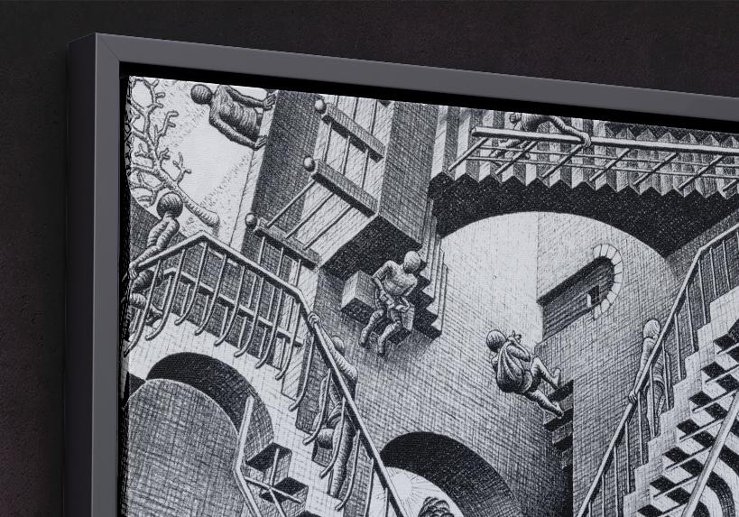 Relativity by Maurits Cornelis Escher Ready to Hang Canvas,m C ESCHER ...