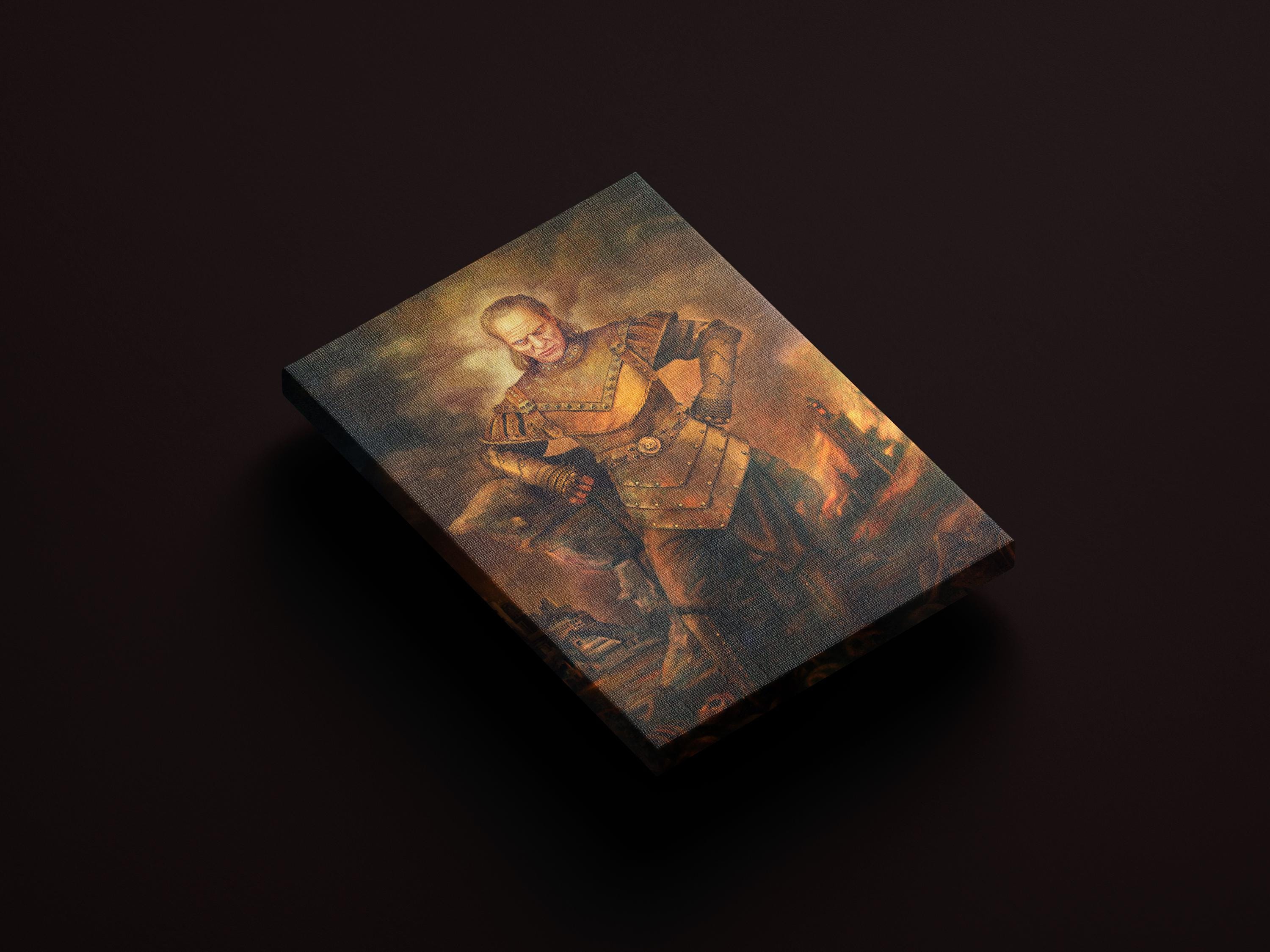 Ghostbusters Painting Replica Vigo the Cruel From Print, Vigo the ...