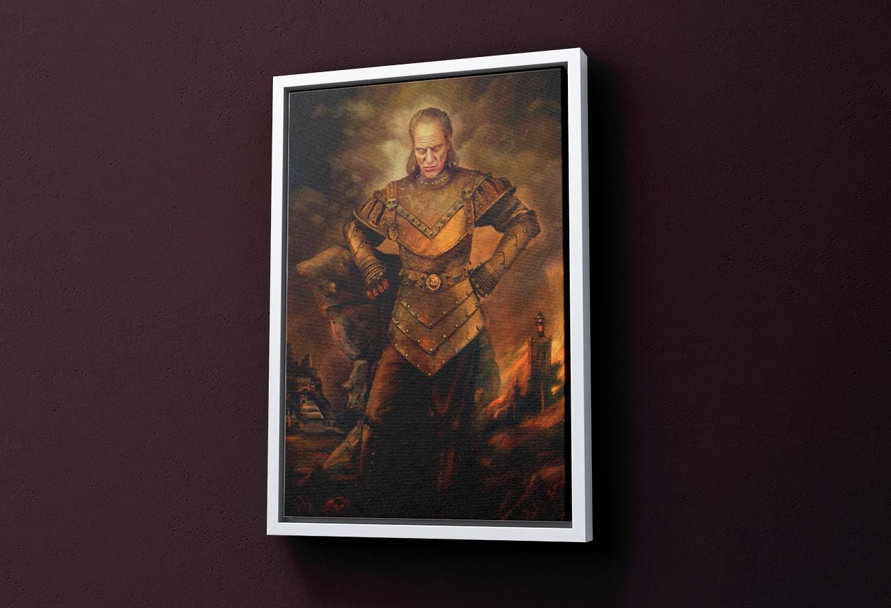Ghostbusters Painting Replica Vigo the Cruel From Print, Vigo the ...
