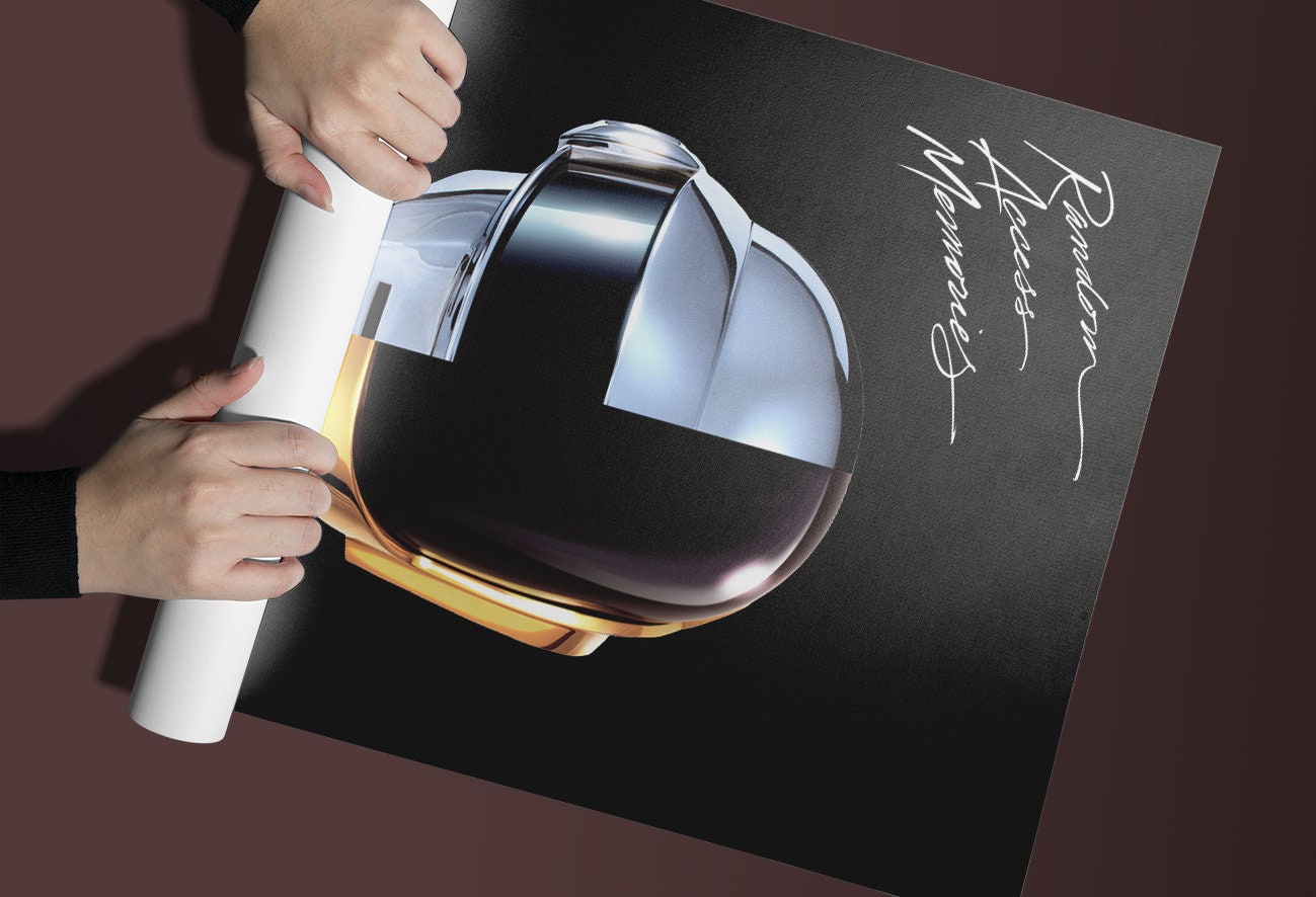 Daft Punk Canvas, Random Access Memories Album Print, Daft Punk Poster ...