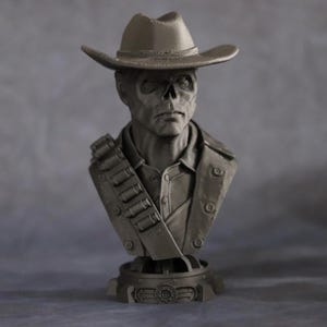 Fallout Ghoul Bust: Hand Painted Video Game Collectible Gamer Room ...