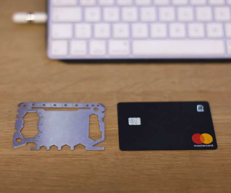 Wallet Metal Card Multitool, Man Gift, Utility Multi Tool, Credit Card ...