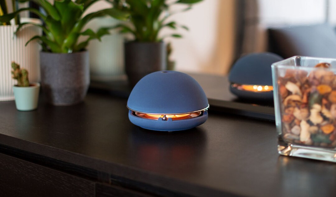 Egloo Blue – Handmade Ceramic Oil Burner for Essential Oils and Wax ...