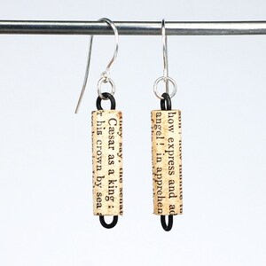 Shakespeare Paper Bead Earrings- Shakespeare Jewelry, Paper Bead ...
