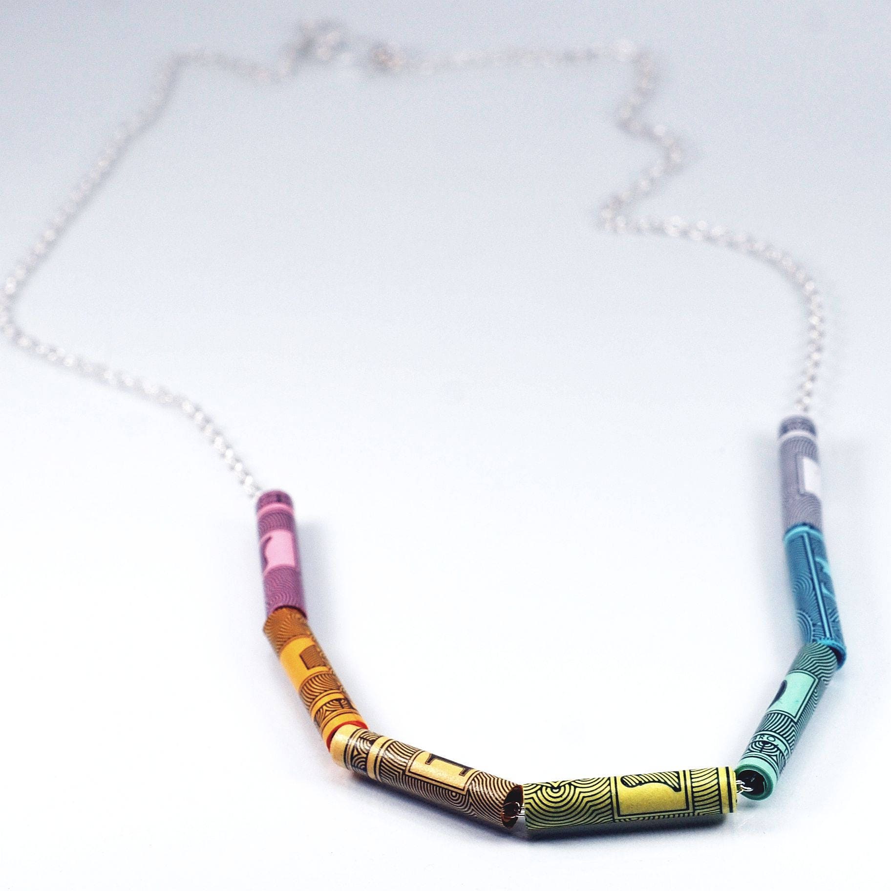 Monopoly Jewelry- Minimal, Monopoly Money Necklace, Contemporary ...
