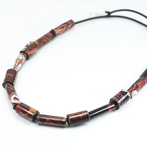 Brown Beer Can Necklace- Shake Chocolate Porter, Upcycled Aluminum Can ...