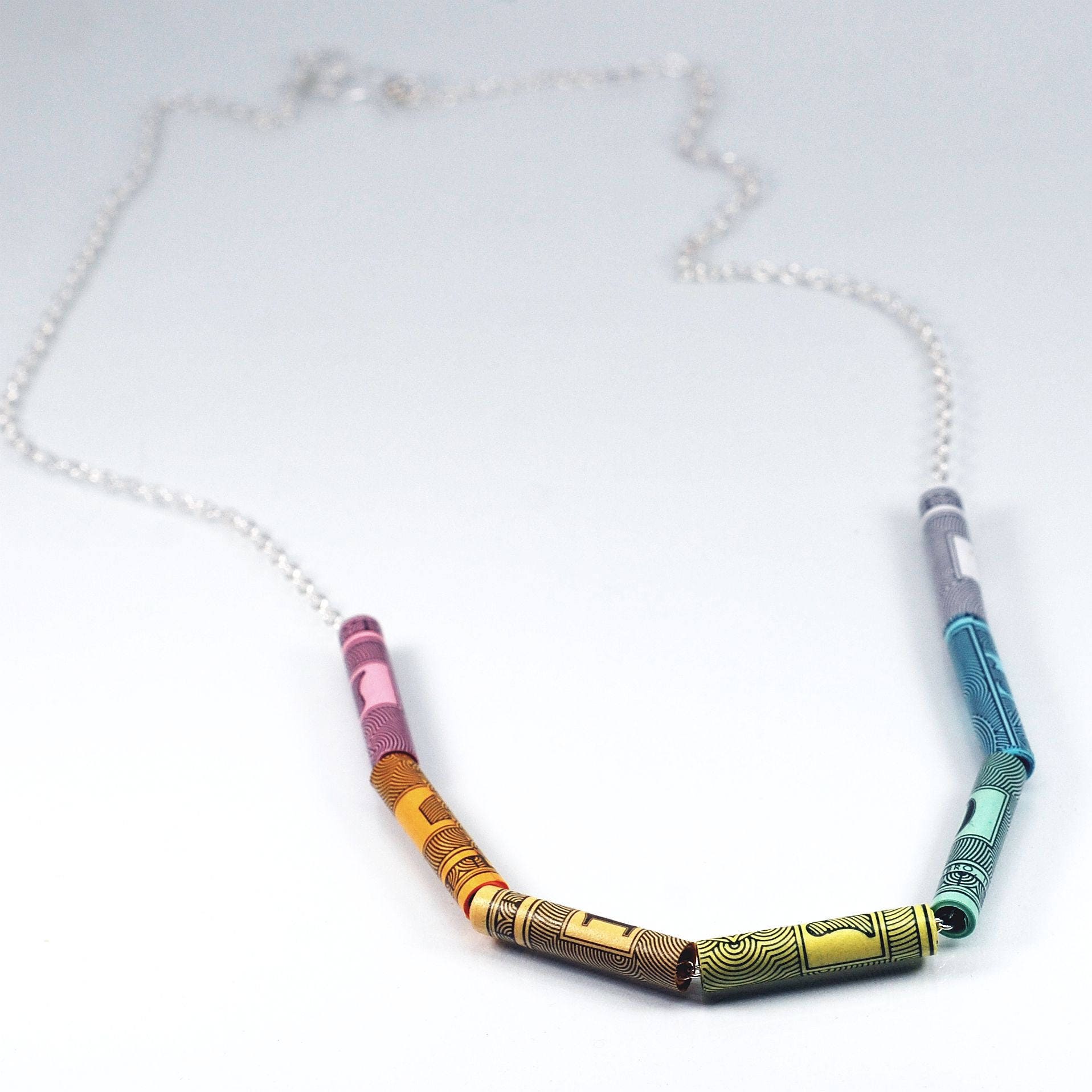 Monopoly Jewelry- Minimal, Monopoly Money Necklace, Contemporary ...