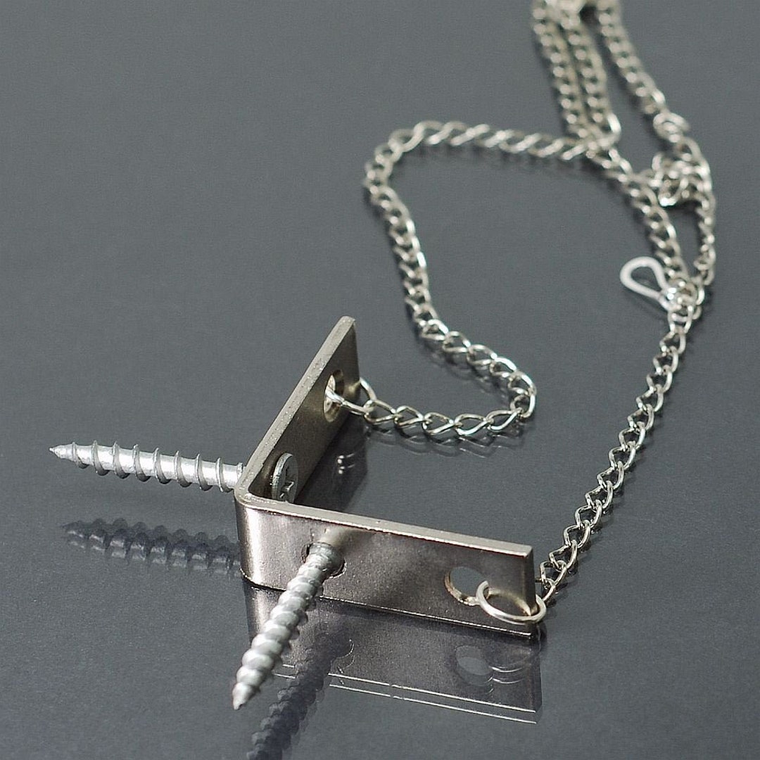 Chevron Hardware Necklace- Industrial Jewelry, Geometric, Screw ...