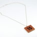 Number 15 Necklace- Upcycled Wood, Fifteen Pendant, 15th Birthday Gift ...