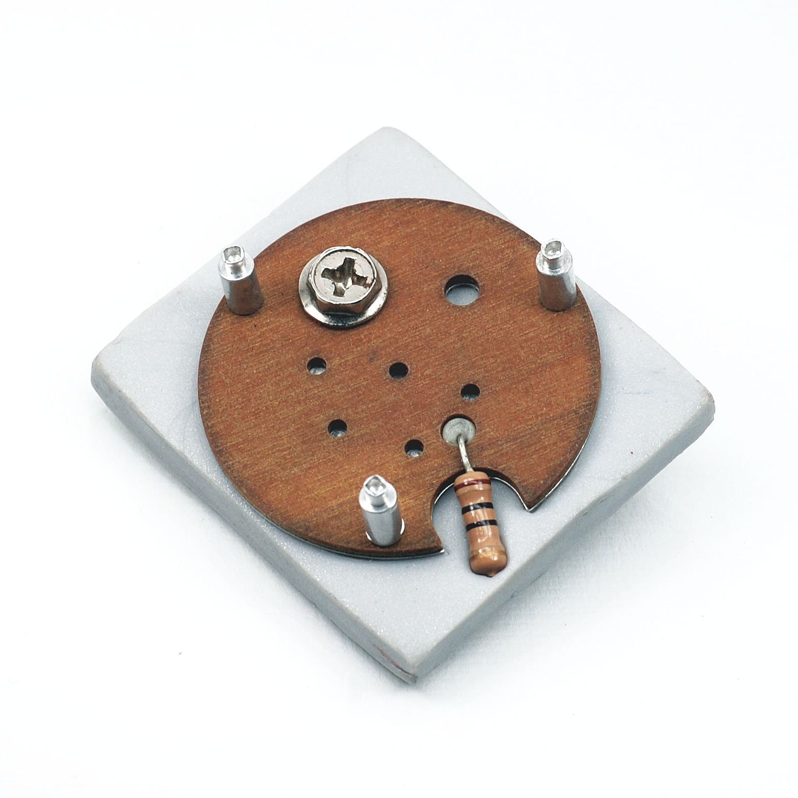 Modern Contemporary Jewelry Brooch Upcycled Clock Part | Etsy