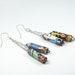 Paper Bead Jewelry- Disney Comic Book Bead & Silver Chain Earrings ...