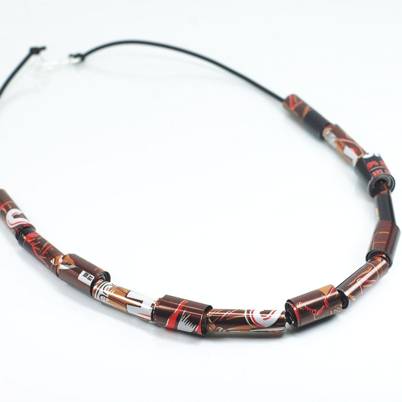 Brown Beer Can Necklace Shake Chocolate Porter Upcycled | Etsy