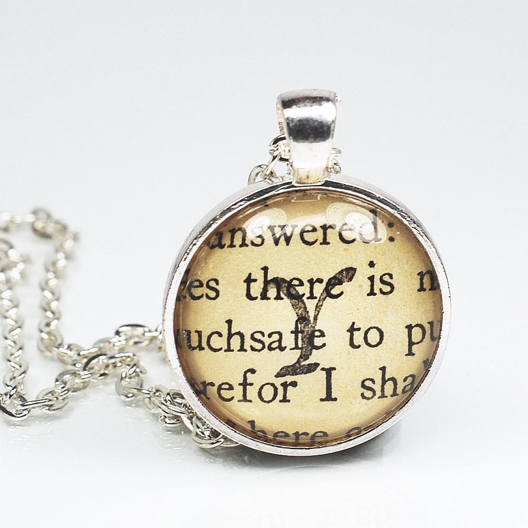 Y Initial Necklace- Bridesmaid Personalized Jewelry, Paper Anniversary ...